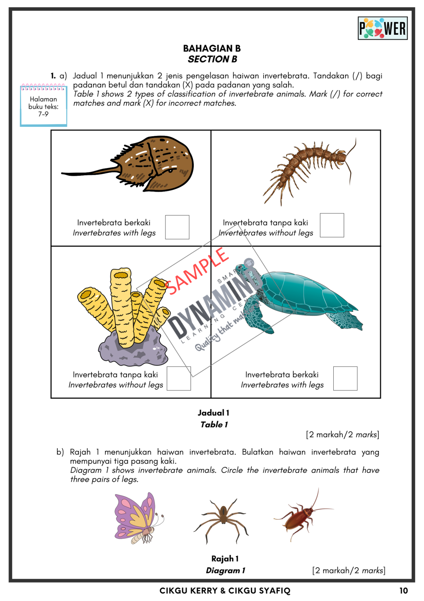 DLP 1 SET ULANGKAJI BAB 1 – BAB 4 SAINS TINGKATAN 2 (FORMAT UASA ...