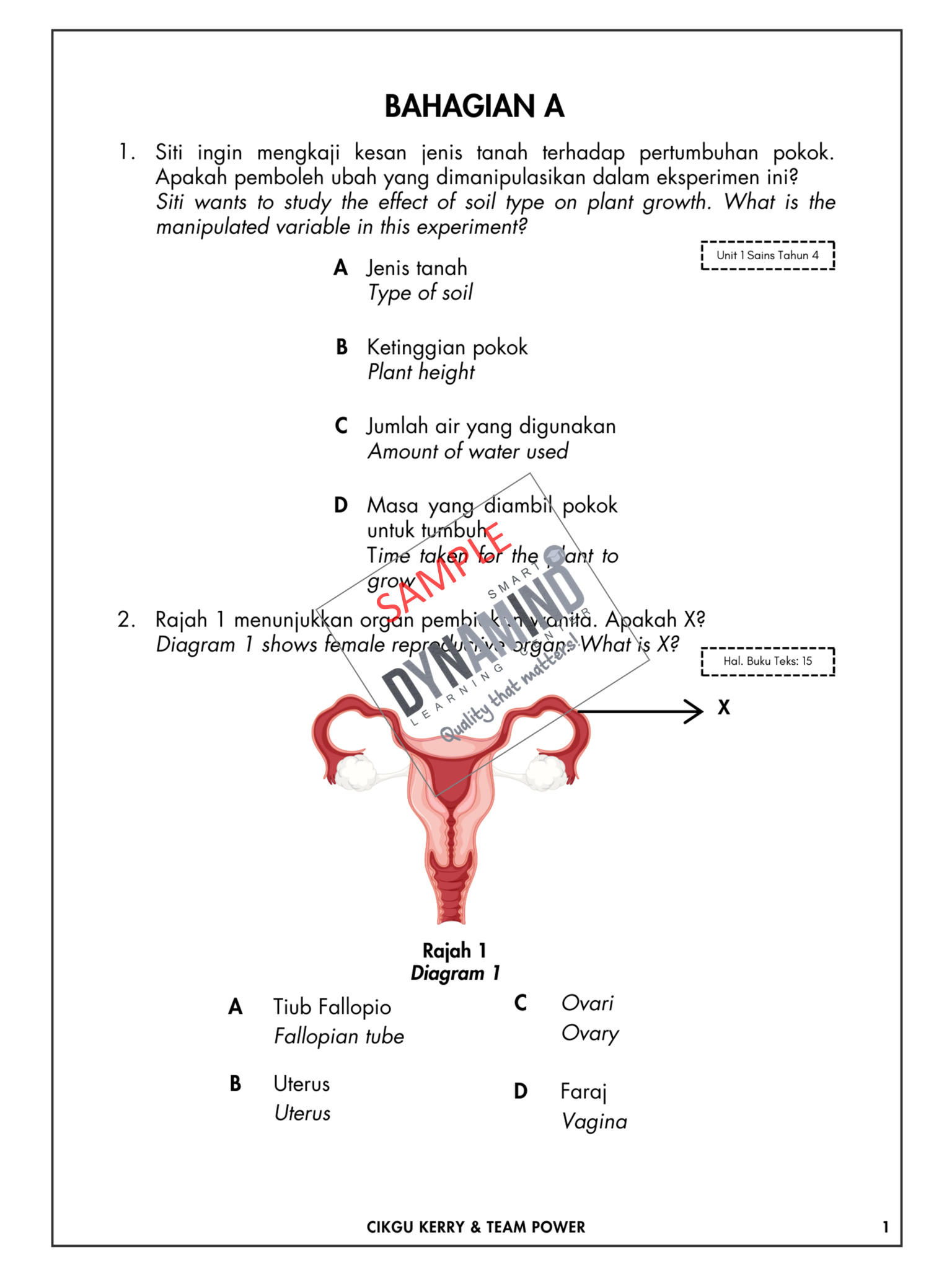 DLP SET UJIAN AKHIR SESI AKADEMIK SAINS TAHUN 6 (UASA 2024) [EDISI IBU BAPA] – powerdynamind