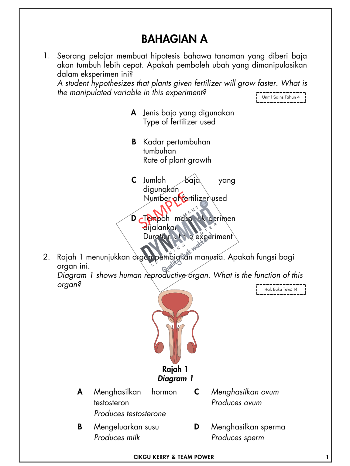 DLP SET UJIAN AKHIR SESI AKADEMIK SAINS TAHUN 6 (UASA 2024) [EDISI IBU BAPA] – powerdynamind